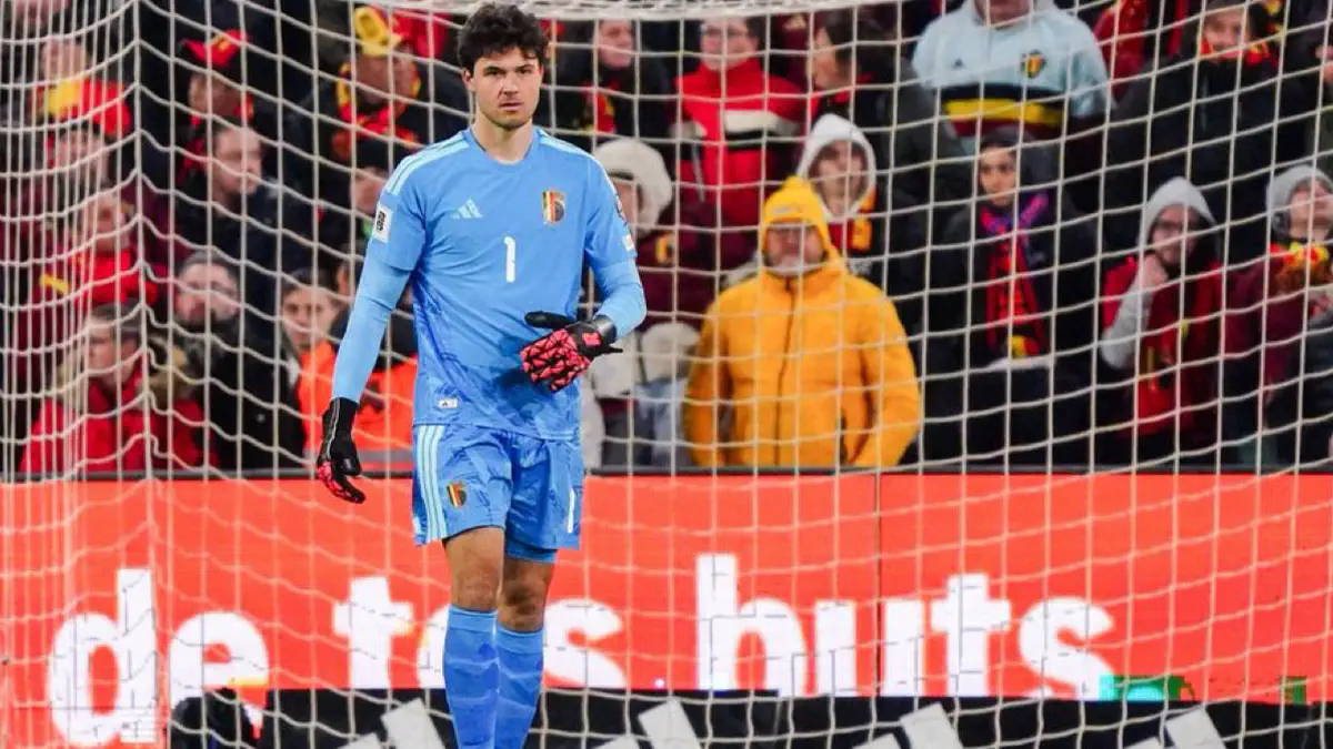 A beautiful debut! Senne Lammens makes first appearance for Belgium ...