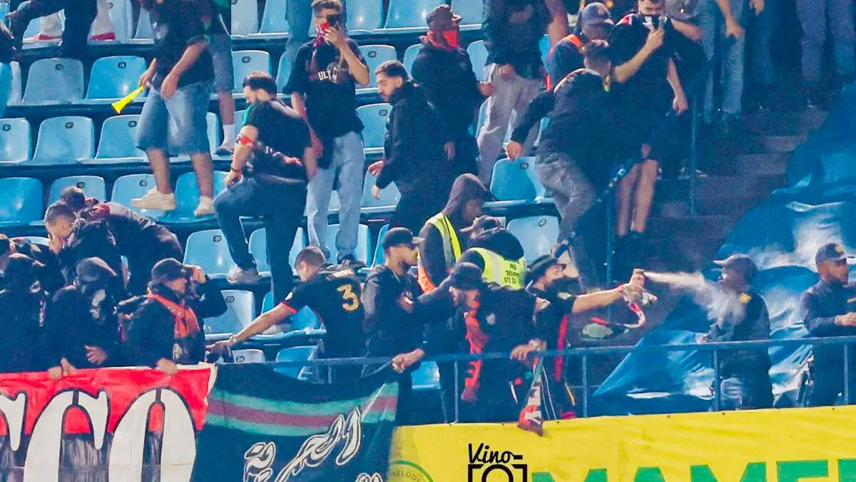 Chaos Erupted After Mamelodi Sundowns’ First-Leg Win Over FAR Rabat in ...