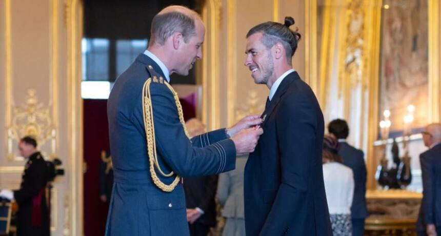 Gareth Bale received the Order of the British Empire | Dailysports