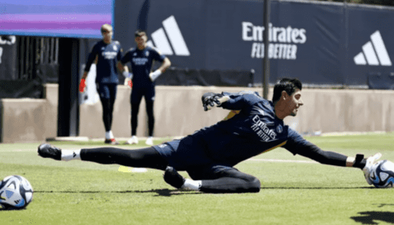 Already without crutches. Courtois spoke about recovery from serious ...