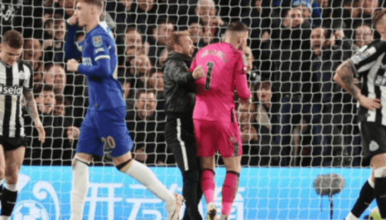 Chelsea spoke out about the incident with a fan who ran onto the pitch ...