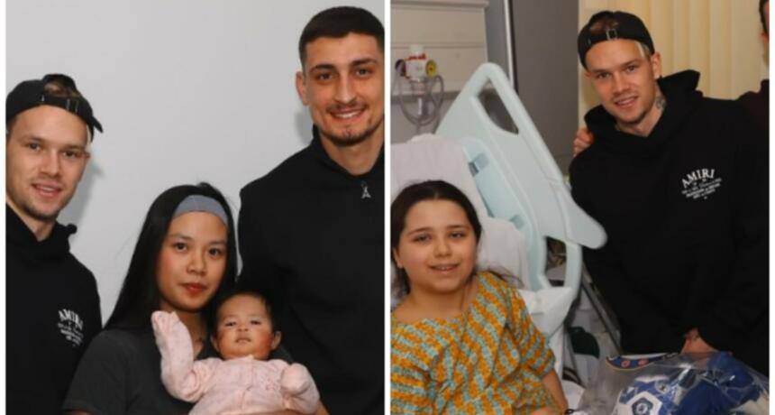 Mudryk, Gallagher and others. Chelsea players visited children in ...