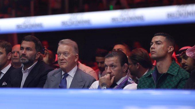 Cristiano Ronaldo and Conor McGregor attended a boxing evening in ...
