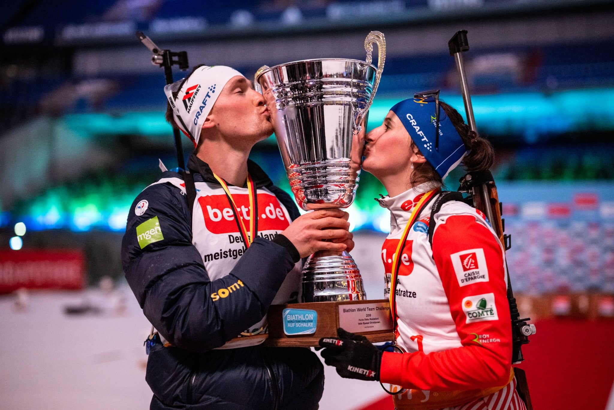 Julia Simon and Fabien Claude have won the Christmas race for the ...