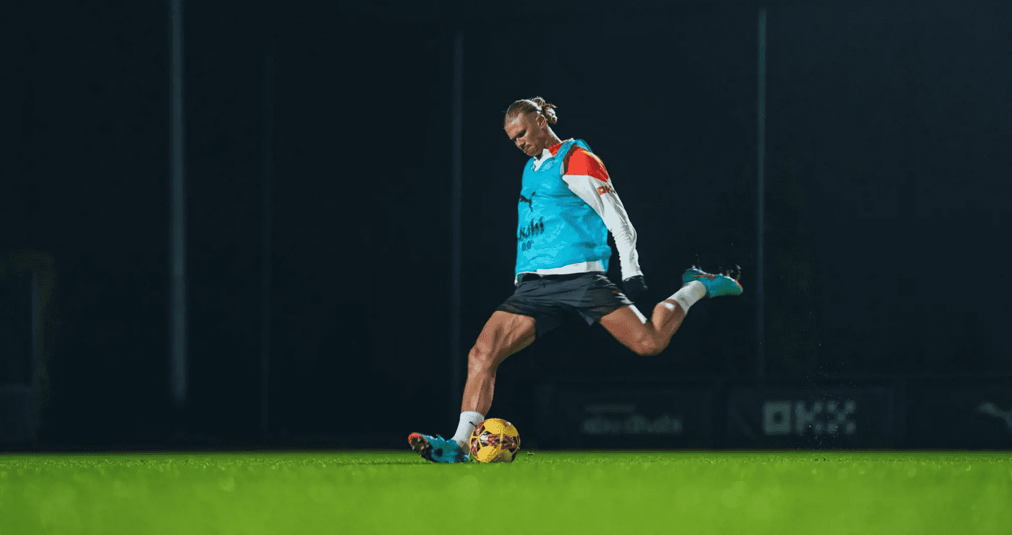 Haaland has resumed training within Manchester City's collective ...