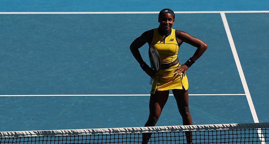 Goff advanced to the semi-finals of the Australian Open for the first ...