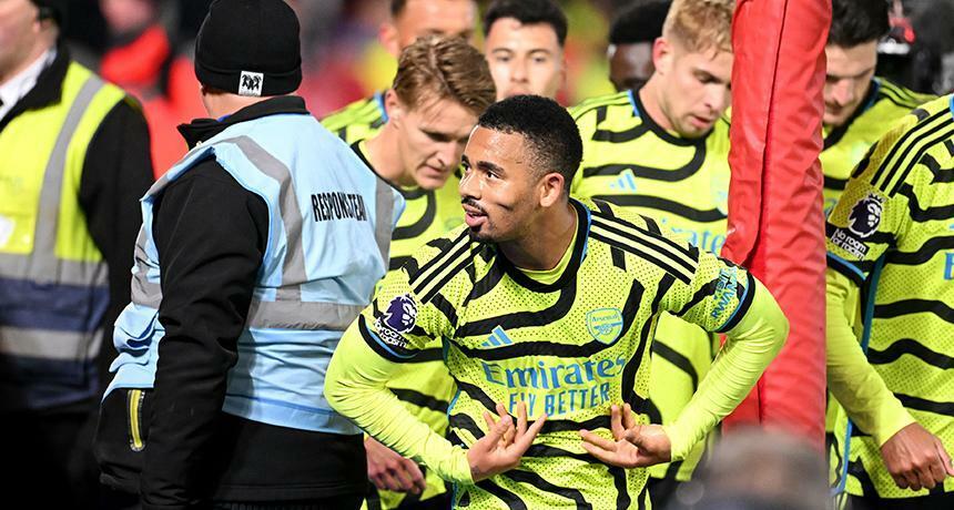 Jesús' goal is a guarantee of success for his teams in the EPL ...