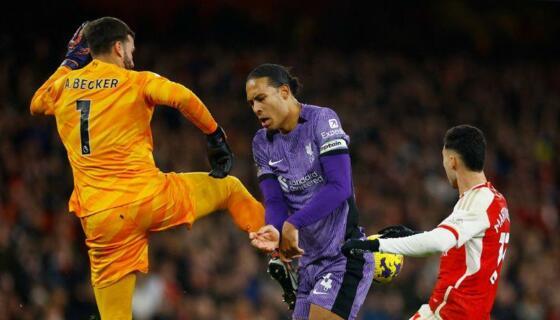 What mark did Alisson get? The ratings of players for the EPL match Arsenal – Liverpool ...