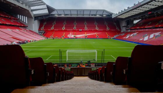 Liverpool has set a new attendance record at their home stadium in the ...