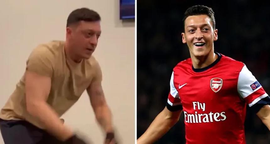 Incredible biceps. Özil surprised with his form after the end of his ...