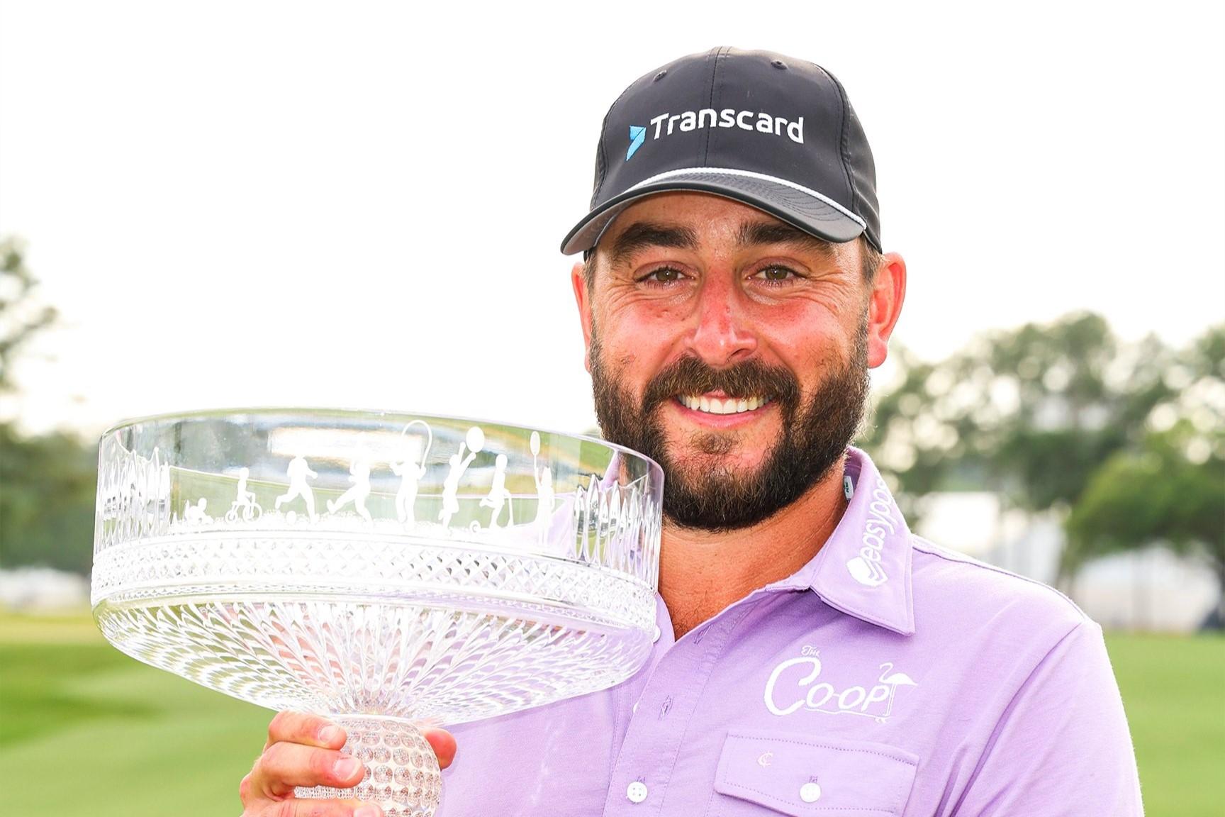 The German golfer emerged victorious at the Houston Open tournament ...