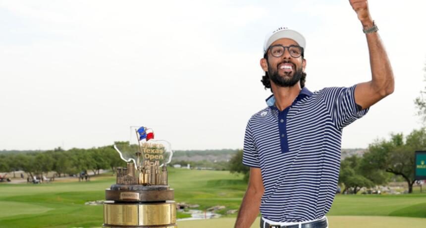 An incredible outcome at the Valero Texas Open. The 22-year-old golfer ...