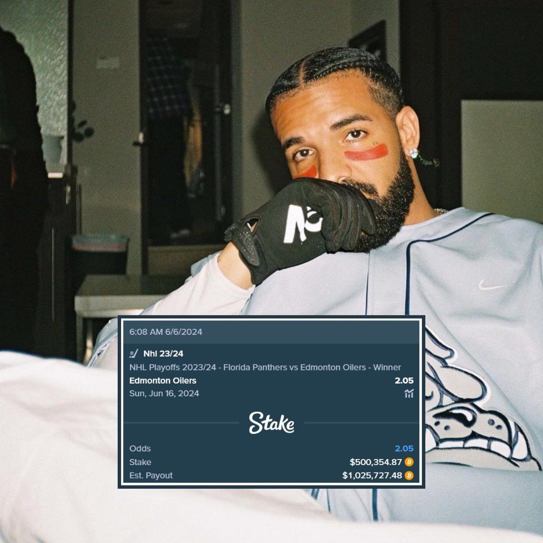 Drake, a rapper known for his failures, placed bets on the NBA and ...