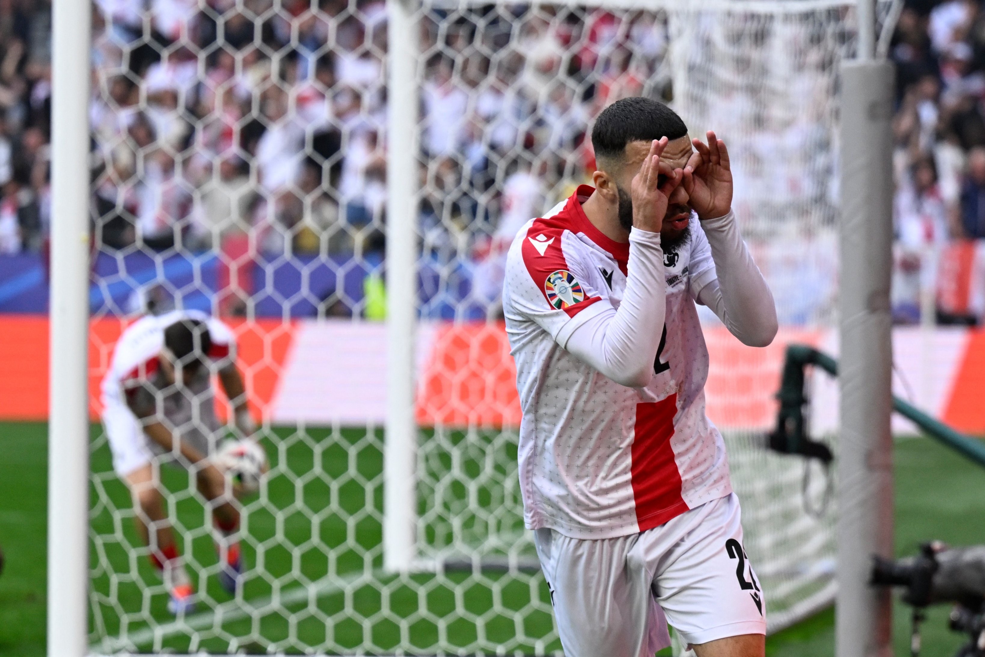 The Georgian national team scored their first goal in the history of ...