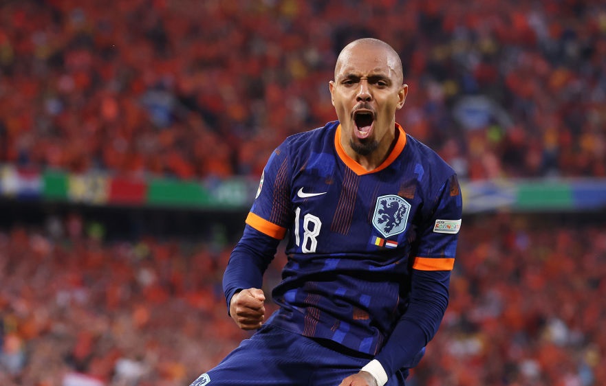 The Netherlands forward set a unique achievement for the Oranje at the ...