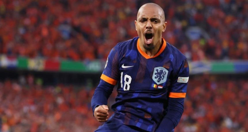 The Netherlands forward set a unique achievement for the Oranje at the ...