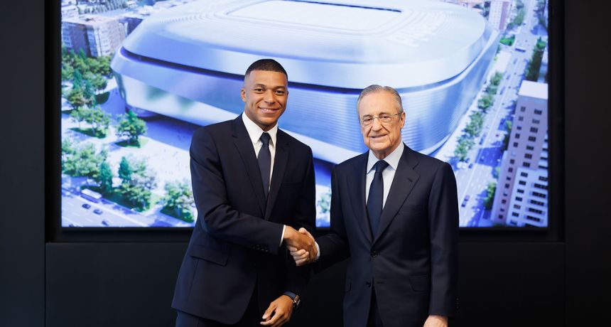 Contract signed! Kylian Mbappe has become a Real Madrid player. Photo ...
