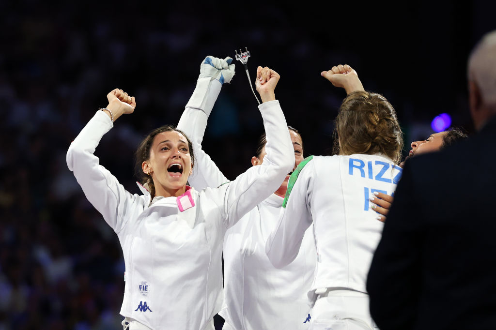 Historic success. Italy wins gold in women's team fencing at the ...