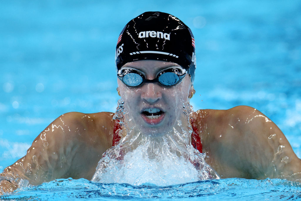 American Douglass wins debut Olympic gold in breaststroke swimming ...