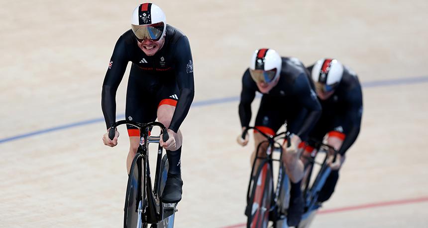 Crazy. Three times in 10 minutes at the cycle track, the world record ...