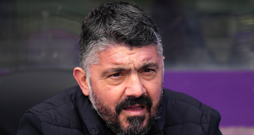 Gattuso was noted for his antics at the press conference. He swore at ...