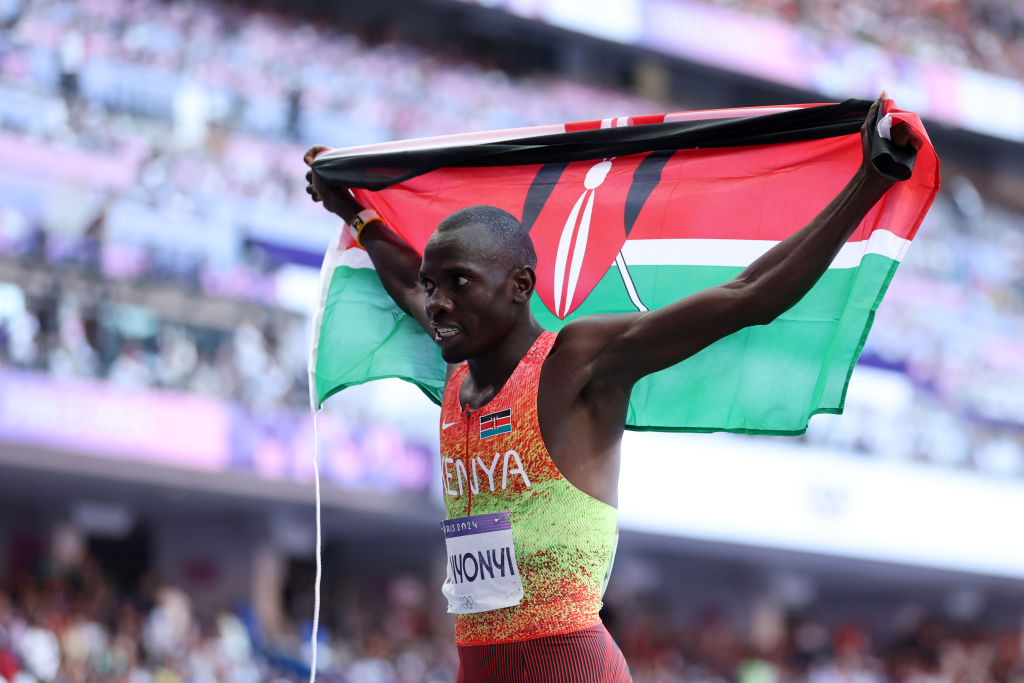 Kenyan Wanyonyi wins gold medal at the 2024 Olympics in the 800-meter ...