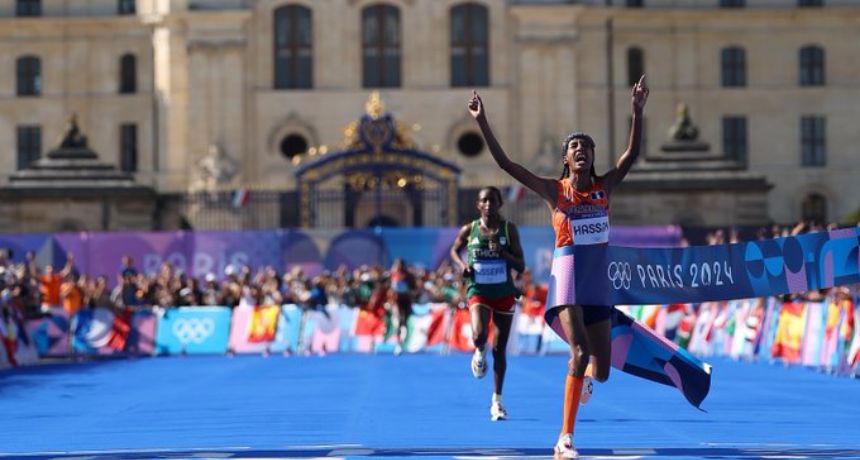 Dutch runner sets Olympic marathon record and wins gold | Dailysports