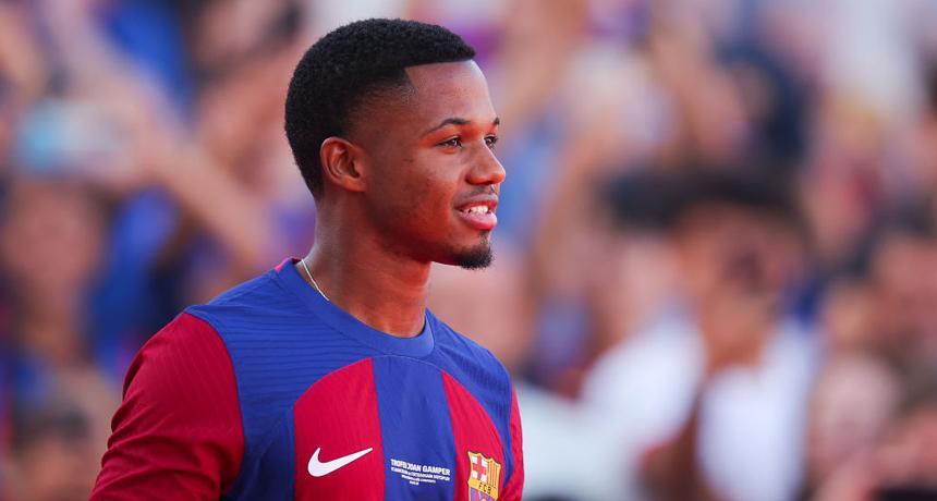 Barcelona's star player has fallen foul of Flick. The footballer has ...